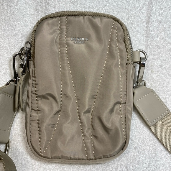 ULRIKA | Bags | Ulrika Sweden Crossbody Bag Beige Adjustable Travel ...